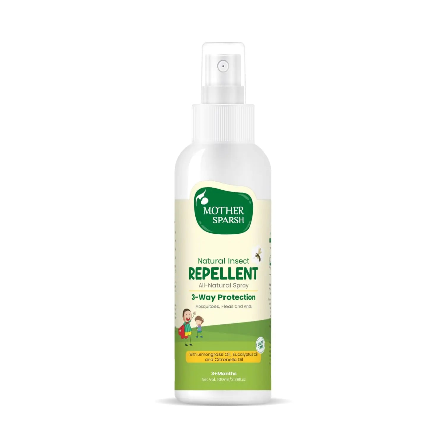 Mother Sparsh Natural Insect Repellent Spray For Babies | With Citrone ...